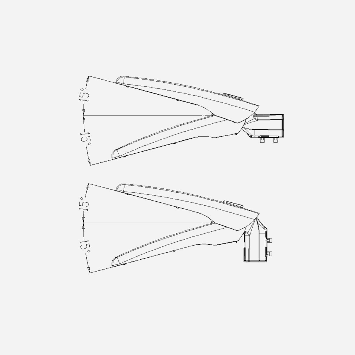Cobra Head Street Light with ZHAGA for Public Road Lighting